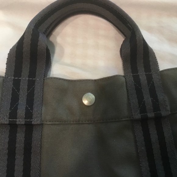 Hermes | Bags | Authentic Herms Canvas Herline Tote Bag France | Poshmark
